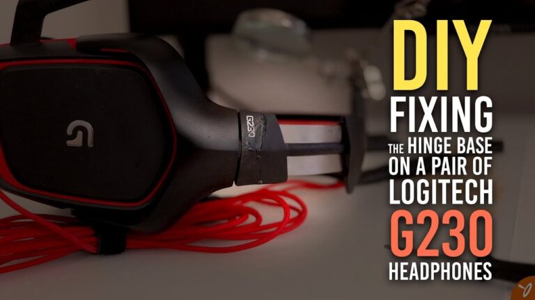Fix Cracking Logitech G230 Gaming Headset with Easy Steps | for ...